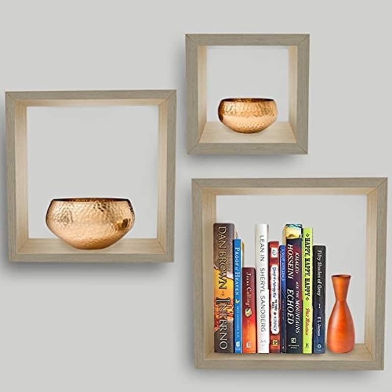 Sorbus Floating Box Shelves,Features Shadow Box/Cube/Square Frame ...