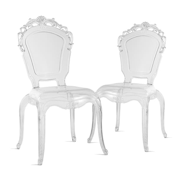 Gittel Clear Acrylic Dining Chair (Set of 2) - On Sale - Bed Bath ...
