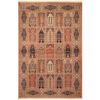 Handmade One-of-a-Kind Tabriz Wool Rug (Pakistan) - 4'2 x 6'5 - Bed ...