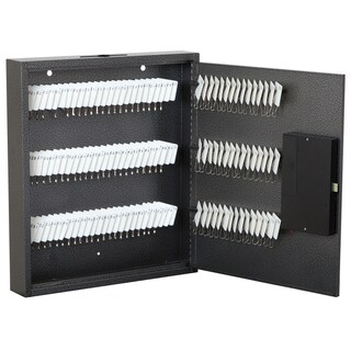 Hercules KE1502-120 Electronic Lock Key Cabinet, Holds 120 Keys, 14.75 ...