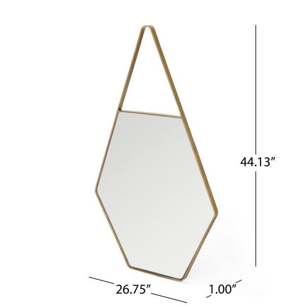 Penrose Water Drop Hexagonal Wall Mirror by Christopher Knight Home ...