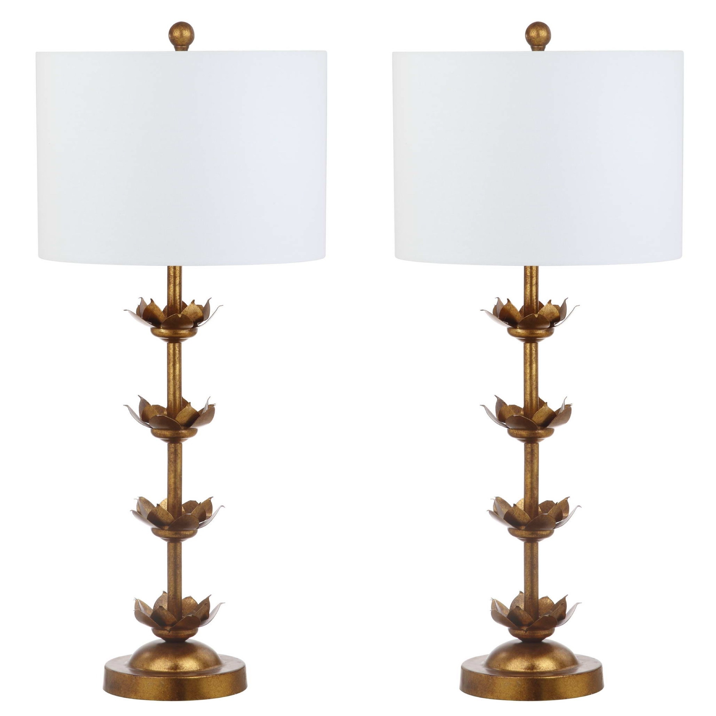 Gold Lotus Flower Lamp Look for Less - State of Steals