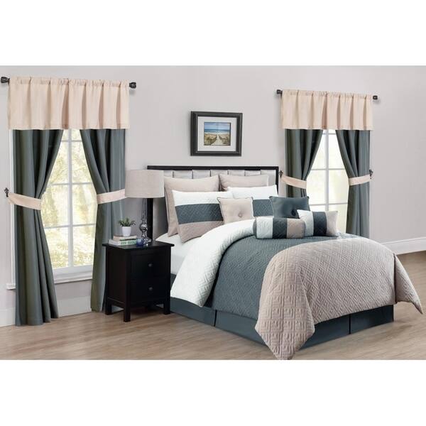 Duck River Somorset 20 Piece Oversize Overfilled Comforter Set Bed