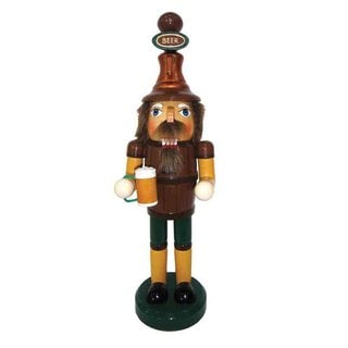 14" Beer Mesiter Nutcracker - Brown - Bed Bath & Beyond - 19532940