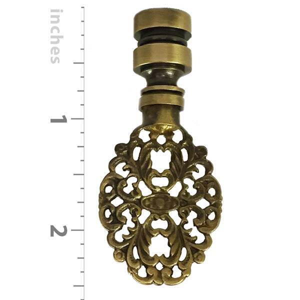 Royal Designs Fan Pull Chain with Oval Filigree Finial undefined ...