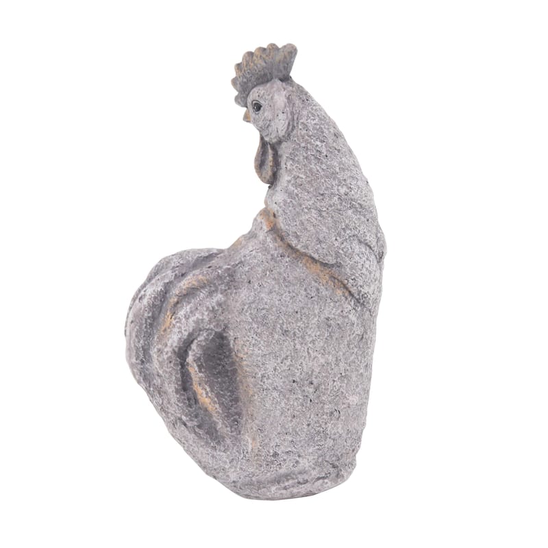 The Gray Barn Jartop Rustic Polystone Chicken Sculpture - Overstock ...