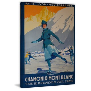 'Chamonix Mont Blanc' Painting Print on Wrapped Canvas - Bed Bath ...