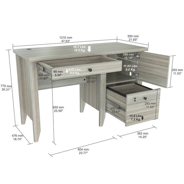 Inval Sherbrook Computer Writing Desk - Bed Bath & Beyond - 19676061