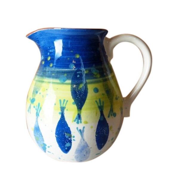 Euro Ceramica Pescador 2 Liter Pitcher - Bed Bath & Beyond - 19684900