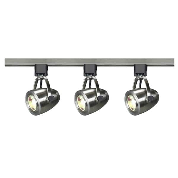 Brushed Nickel Integrated LED Track Lighting Head - Bed Bath & Beyond ...