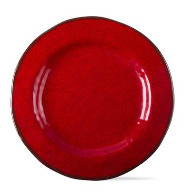 TAG Veranda Melamine Dinner Plate Set of 4 Red - Overstock - 19744115