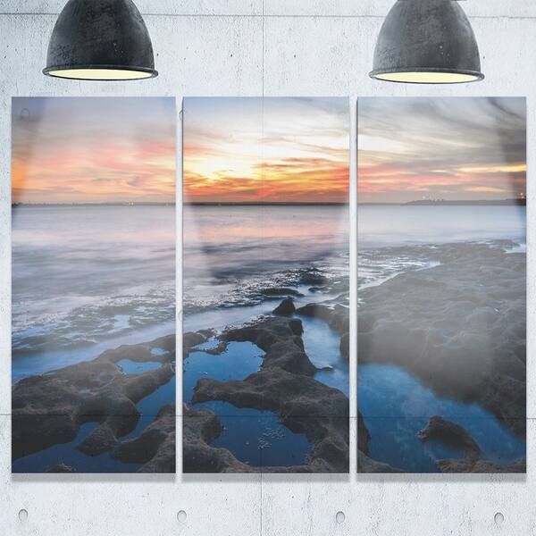Beautiful Blue Waters in Australia Beach - Large Seashore Metal Wall At ...