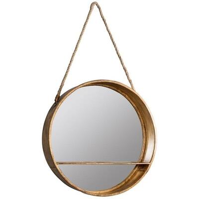 Marion Round decorative Mirror - Overstock - 19788472