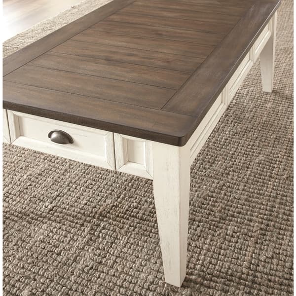 Cottonville Two Tone Coffee Table with Storage by Greyson Living - On ...