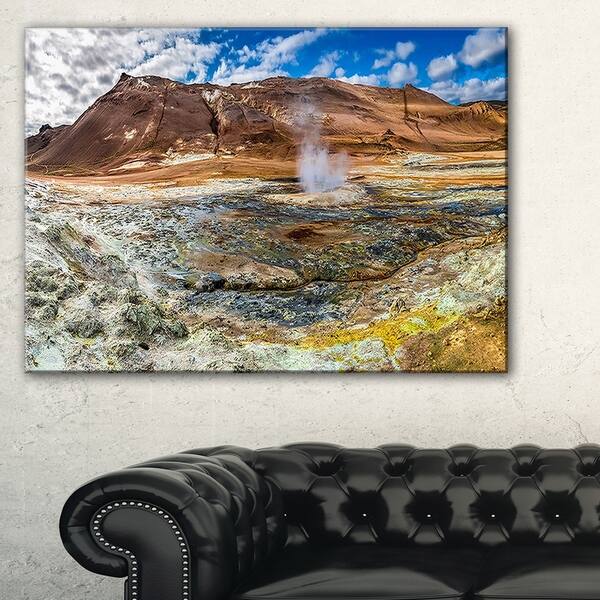Sulfur and Steam Namafjall Iceland - Landscape Print Wall Artwork ...