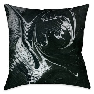 Laural Home Black White Marble Throw Pillow - Bed Bath & Beyond - 19859806