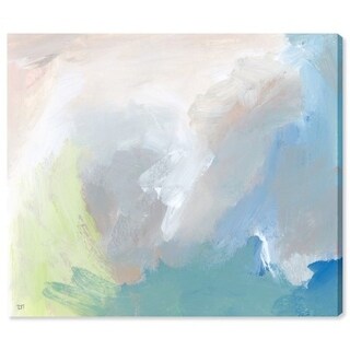 Oliver Gal 'Joy Waves' Abstract Wall Art Canvas Print - White, Blue ...