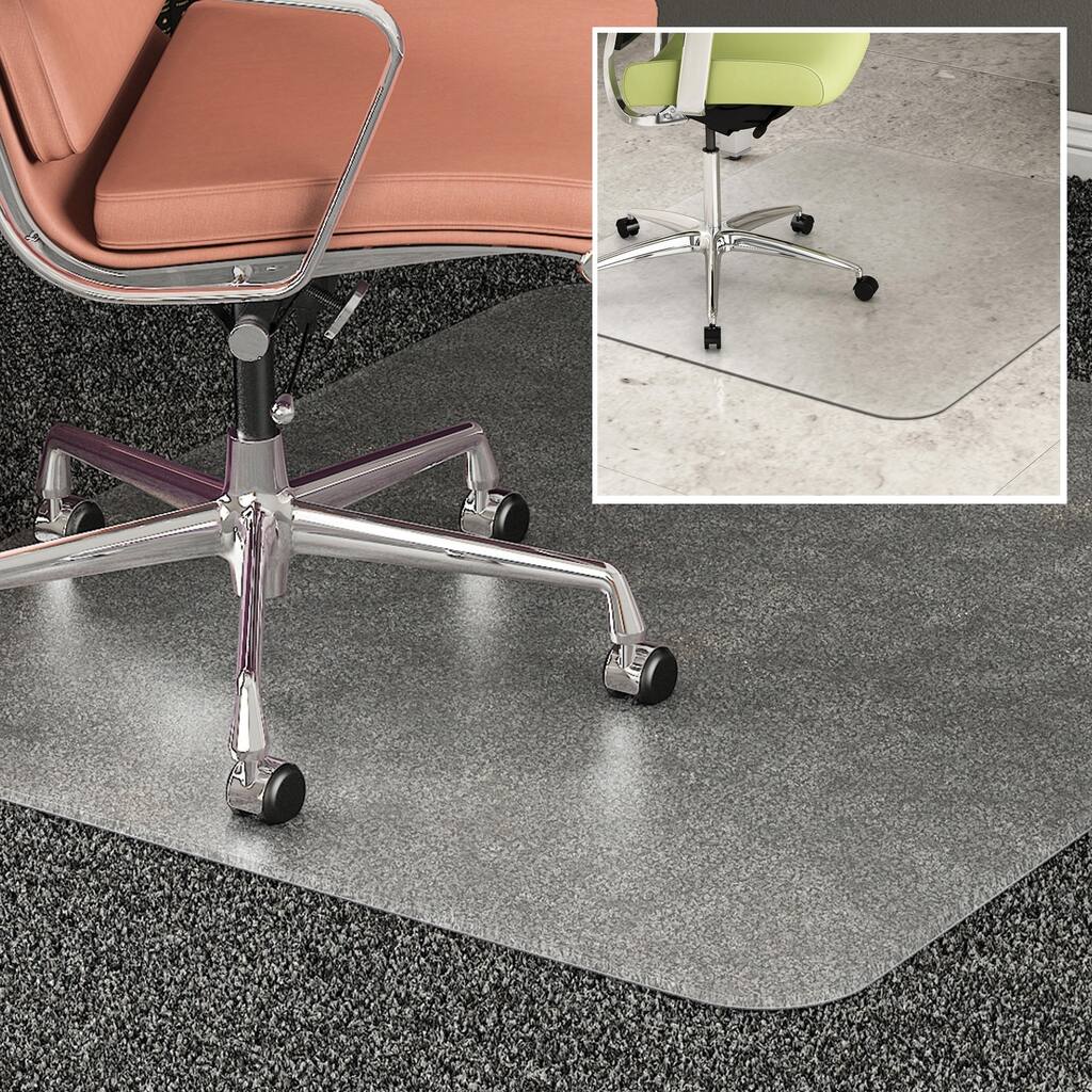 deflecto DuoMat Carpet/Hard Floor Chairmat - Overstock - 20062335