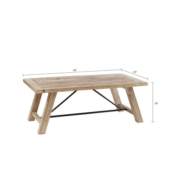 Carbon Loft Dean Natural Rectangle Coffee Table Bed Bath Beyond 20104640