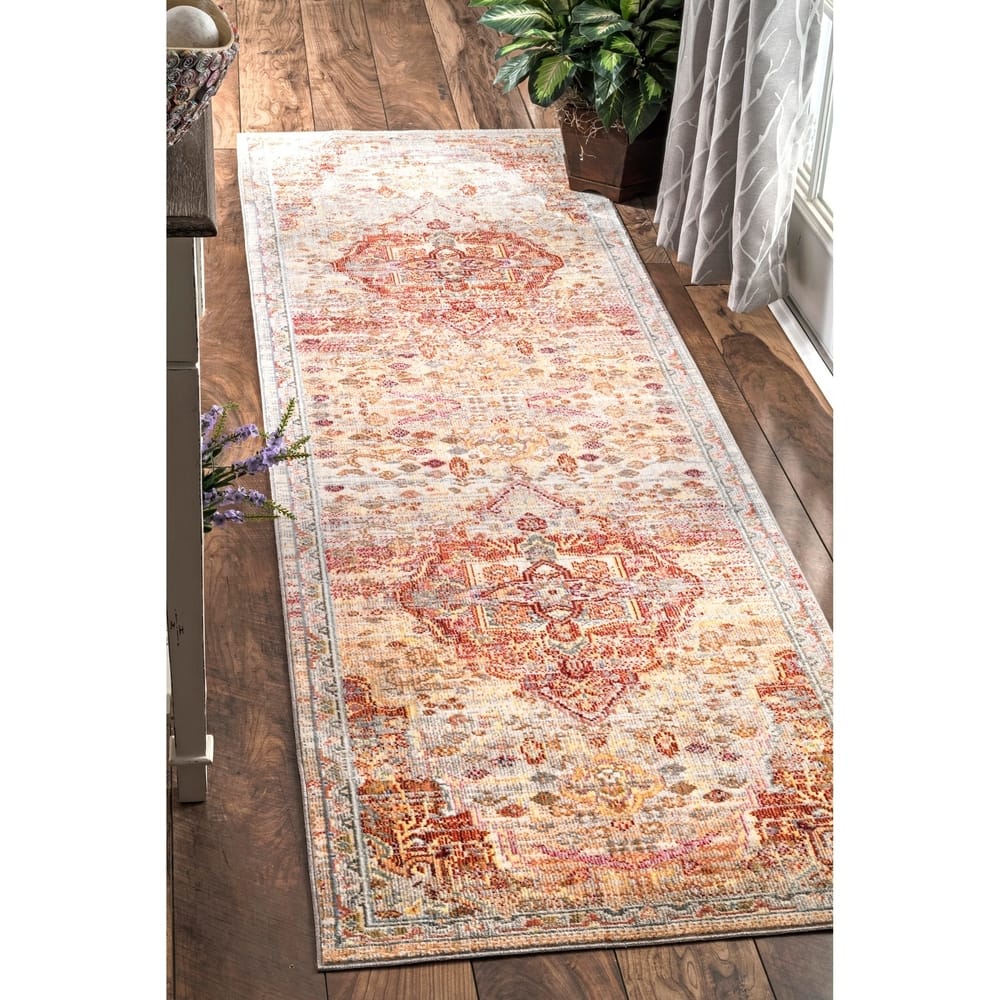 Nuloom Multi Traditional Ornamental Border Area Rug - Overstock - 20166445