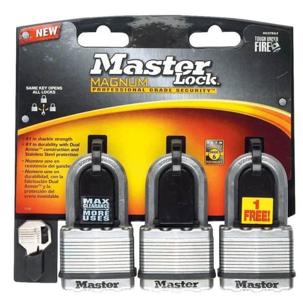 Master Lock 2 in. Keyed Alike Ball Bearing Locking Laminated Steel ...