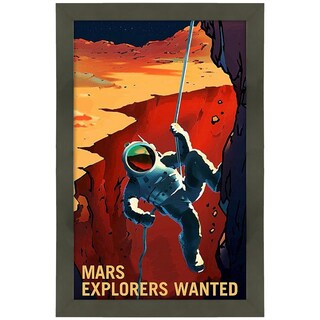 Explorers Wanted by NASA Framed Print - Bed Bath & Beyond - 20194195