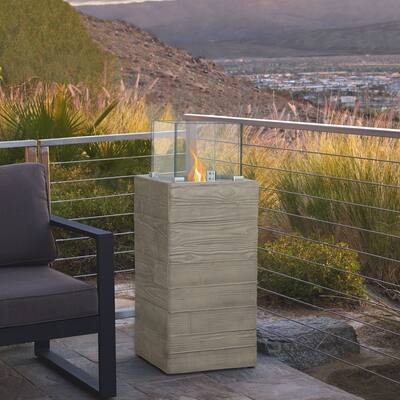 Real Flame Board Form Propane Fire Column - Overstock - 20218940