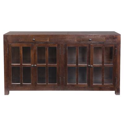 Buck Creek Collection Solid Mango Cabinet - Overstock - 20219008
