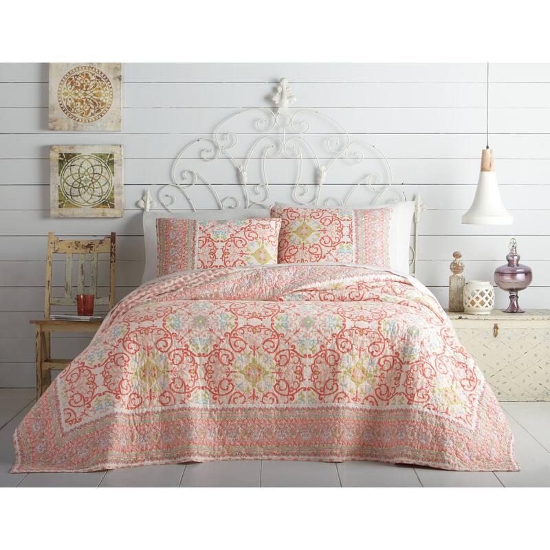 Jessica Simpson Alila Quilt Set - Overstock - 20219921