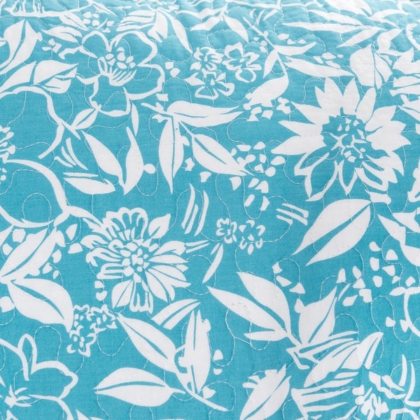 Bermuda Breeze Cotton Quilt Set - On Sale - Bed Bath & Beyond - 20225215