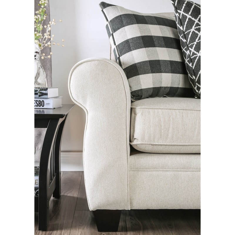 Hem Contemporary Ivory Solid Wood Sectional Sofa by Furniture of ...