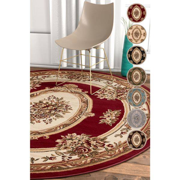 Well Woven Traditional Medallion Round Rug - Bed Bath & Beyond - 20231607