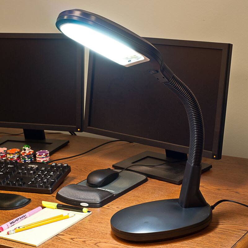 Porch & Den Gooseneck Natural Sunlight LED Desk Lamp - Overstock - 20254717