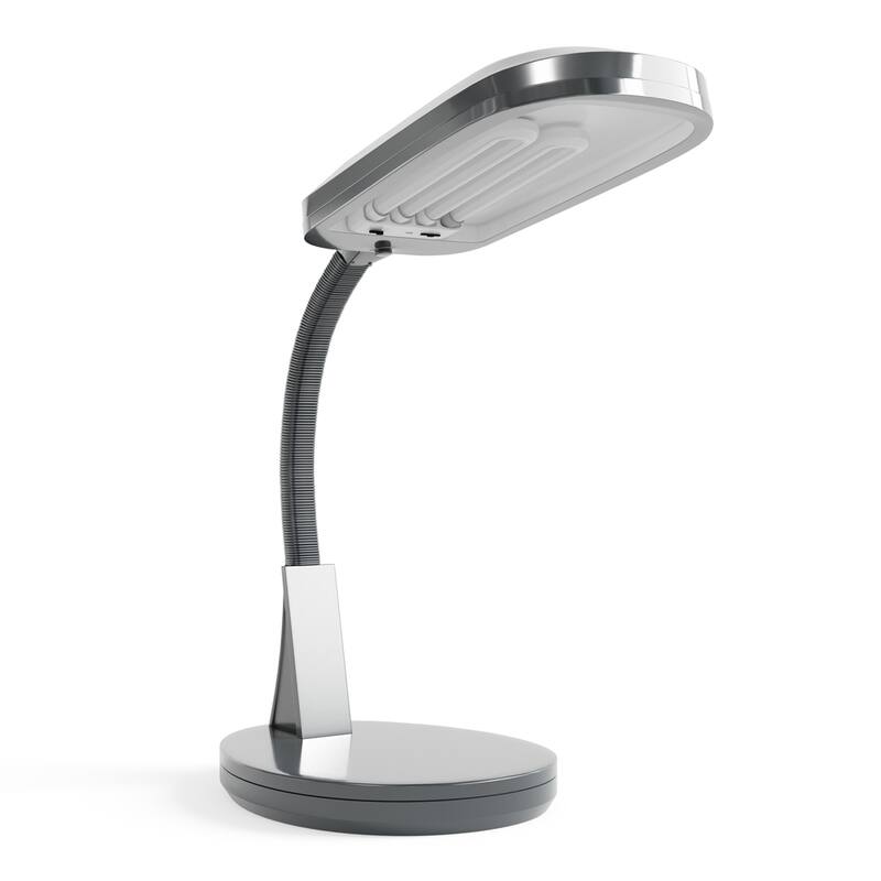 Porch & Den Gooseneck Natural Sunlight LED Desk Lamp - Overstock - 20254717
