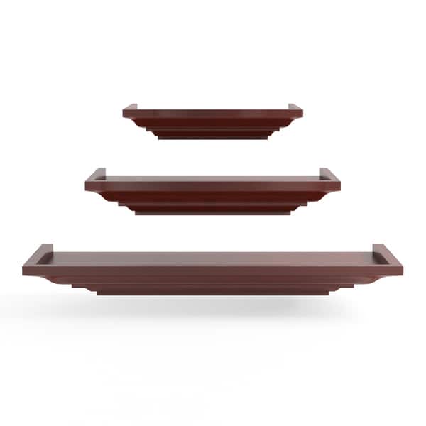Copper Grove Summerville Level Line' Wood Floating Shelves 3-piece Set ...