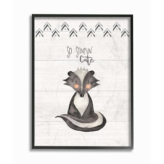 Stupell So Stinkin' Cute Skunk Framed Giclee Wall Art - Bed Bath ...