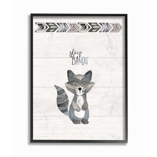 Stupell Sleep Bandit Framed Giclee Wall Art - Bed Bath & Beyond - 20256836