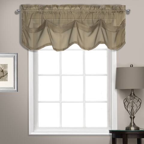Luxury Collection Summit Sheer Tuck Valance - Overstock - 20309284