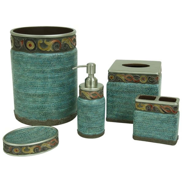 Jessica Simpson Elara bath accessories soap dish - Teal - Bed Bath ...