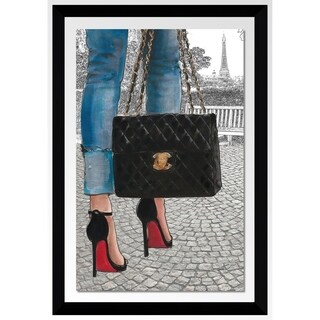 BY Jodi "Paris Park" Framed Acrylic Wall Art Decor - Bed Bath & Beyond ...