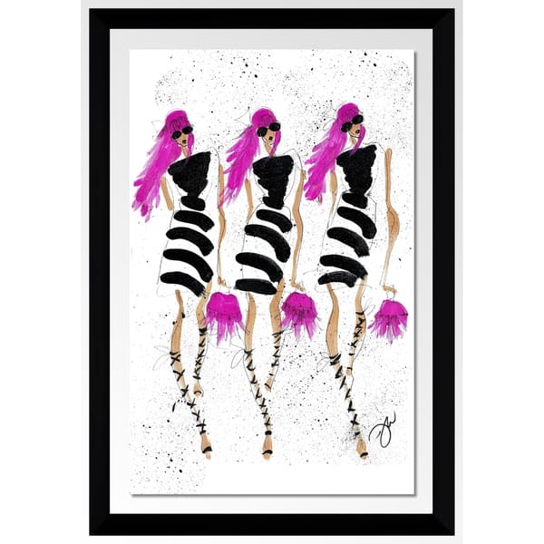 BY Jodi "We Three" Framed Acrylic Wall Art Decor - Bed Bath & Beyond ...