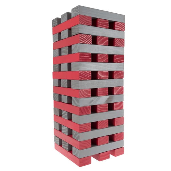 Outdoor Yard Giant Wooden Blocks Tower Stacking Game by Hey! Play ...