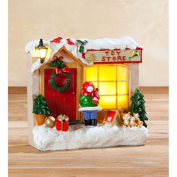 Lighted Window Shopper Holiday Toy Store Fronts - Bed Bath & Beyond ...