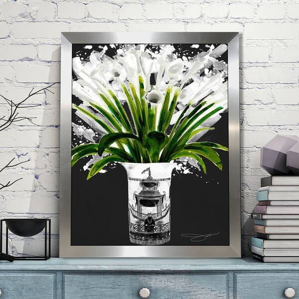 "Lillys Gray" by BY Jodi Framed Print Under Glass - Bed Bath & Beyond ...