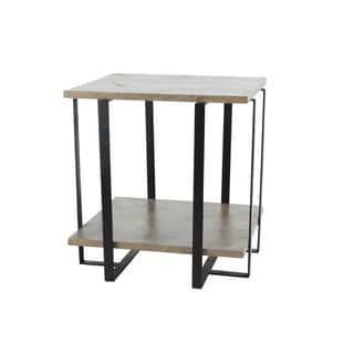 Modern 24 x 24 Inch Square Gray Top End Table - Bed Bath & Beyond ...