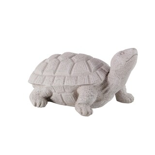 Contemporary 13 x 24 Inch Resin Turtle Sculpture - Bed Bath & Beyond ...