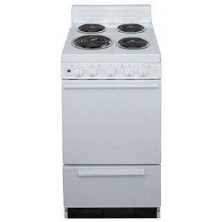 Premier 20 Inch Electric Freestanding Range in White - Bed Bath ...