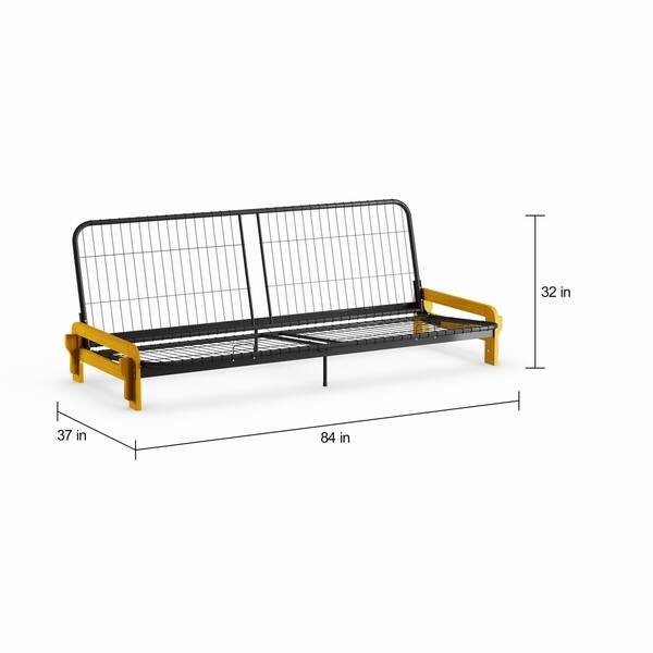 Porch & Den Sharp Armless Steel Futon Frame - Bed Bath & Beyond - 20469373