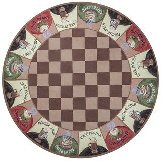 Colonial 1812 Coffee Wake-Up Call 2'6" x 4'6" Oval - 2'6" x 4'6" oval ...