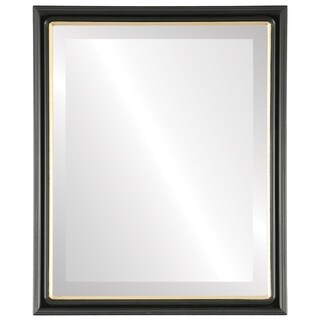 Hamilton Framed Rectangle Mirror in Gloss Black Lip - Bed Bath & Beyond ...